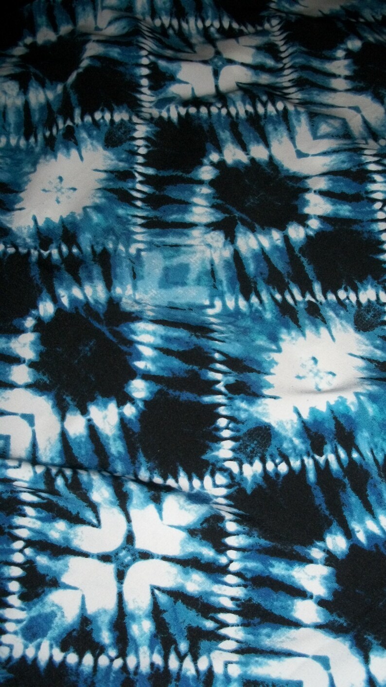 Blue Tie Dye Look Wild Rag - Etsy