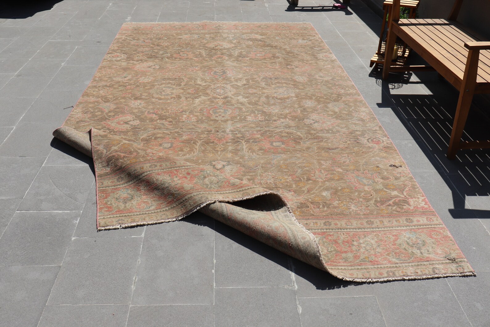Big Rug Turkish Rug 6.4x12.2 Ft Vintage Rug Oriental Rug - Etsy