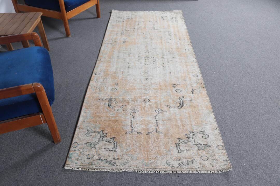 Turkish Rug, 4x9 Area Rug, Vintage Rug, Antique Rugs, Rugs for Bedroom ...