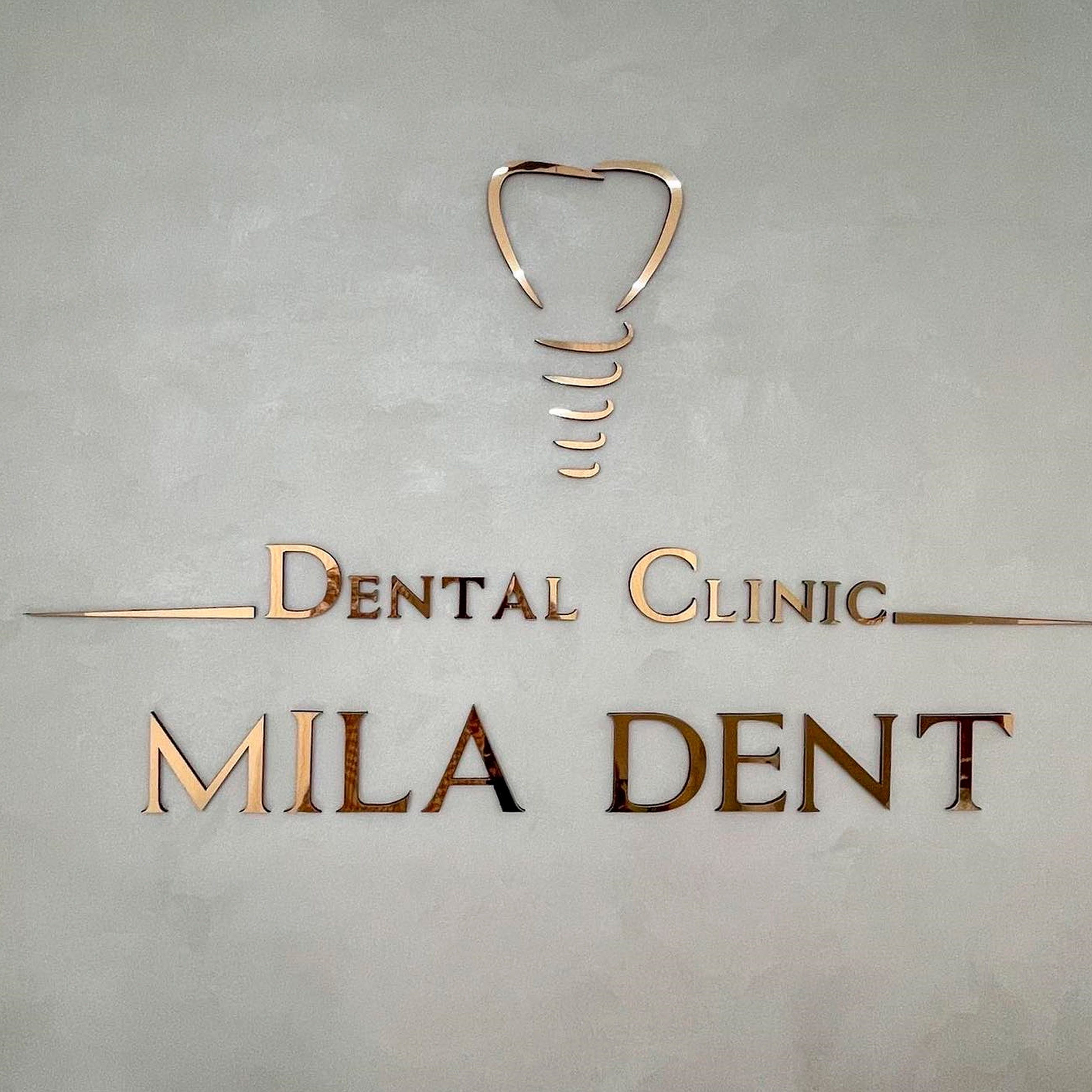 Mirror Custom Sign - Gold Acrylic Sign. Attract Attention With Your ...