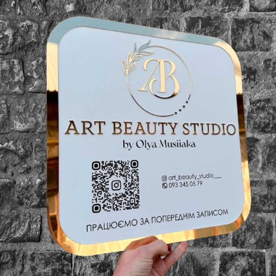 Office Sign Custom Acrylic Business Hours Plaque. Reception Schedule ...