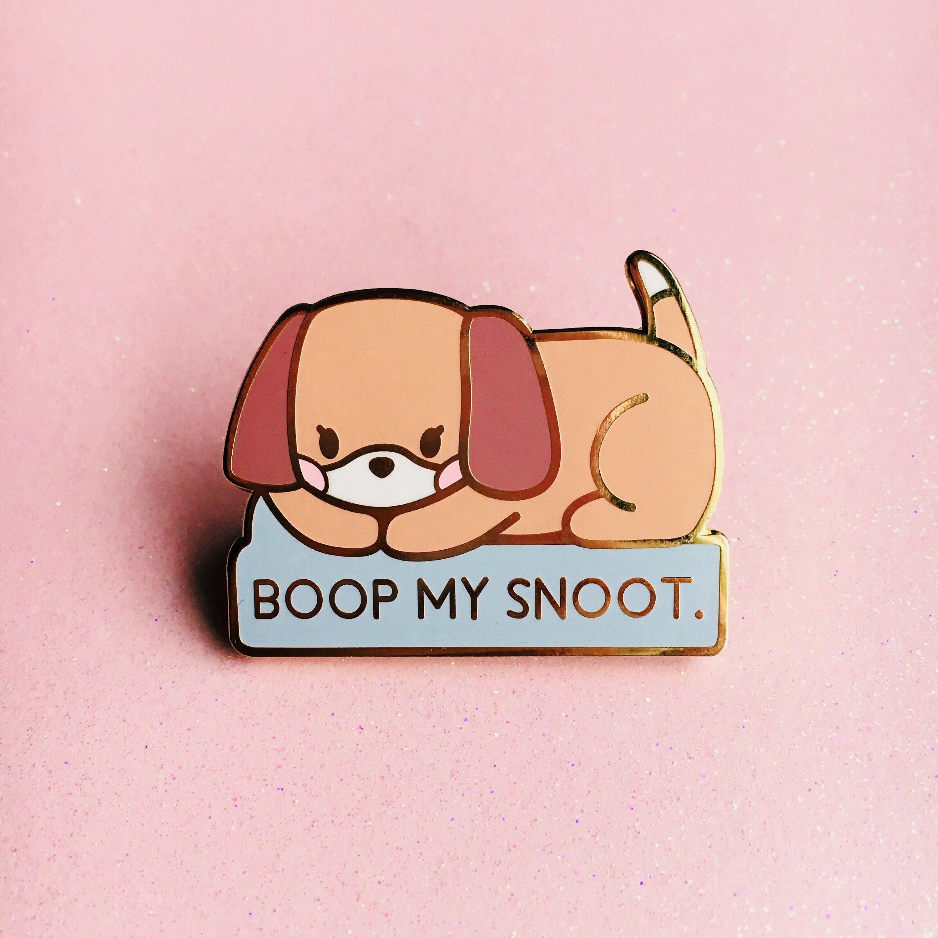 Dog "boop My Snoot" Enamel Pin - Etsy
