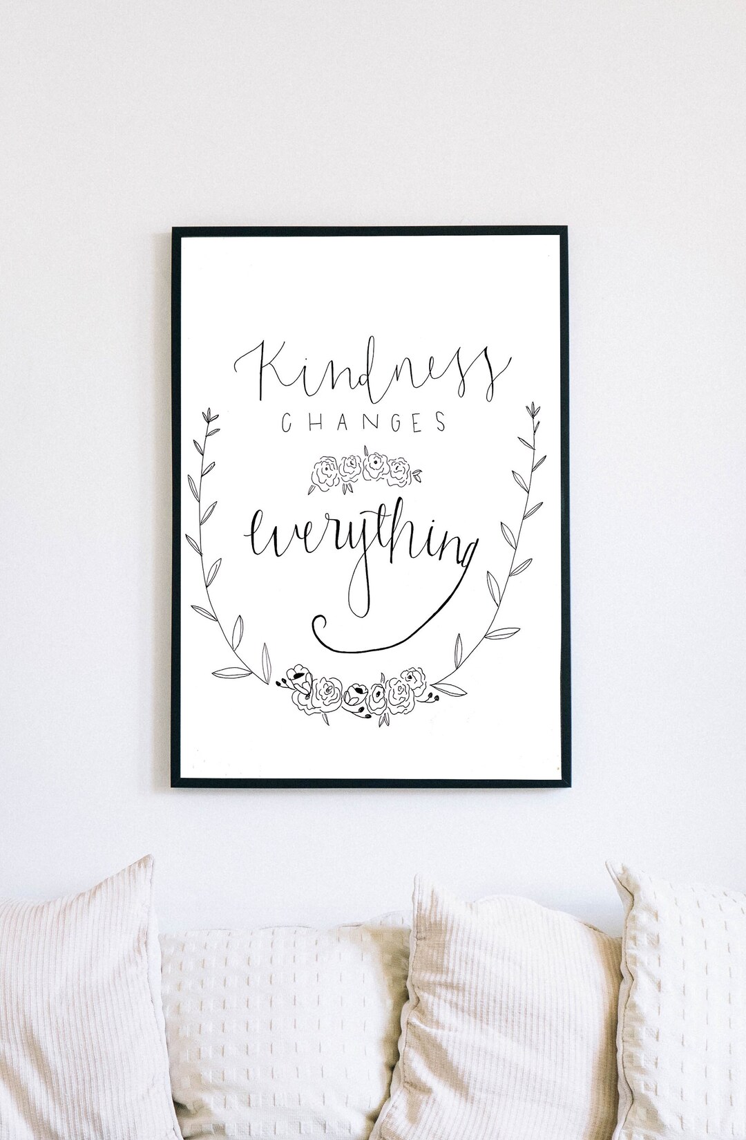 Kindness Changes Everything Wall Print - Etsy