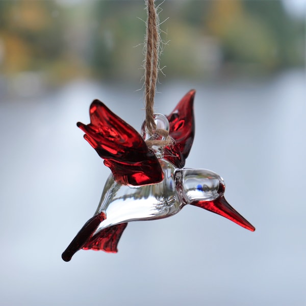 Glass Hummingbird - Etsy