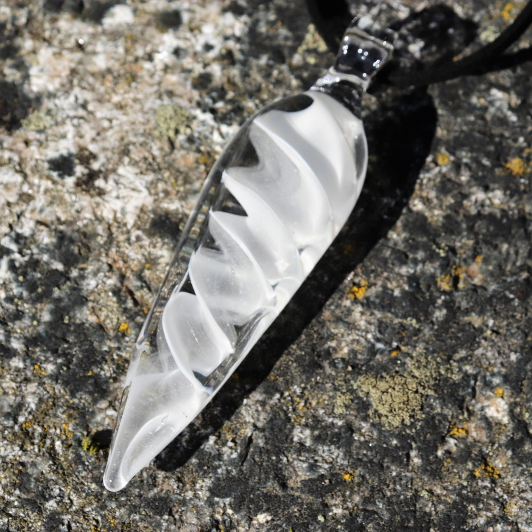 P Cyclone Memorial Glass Pendant Personalized Glass Pendant Glass Swirl ...