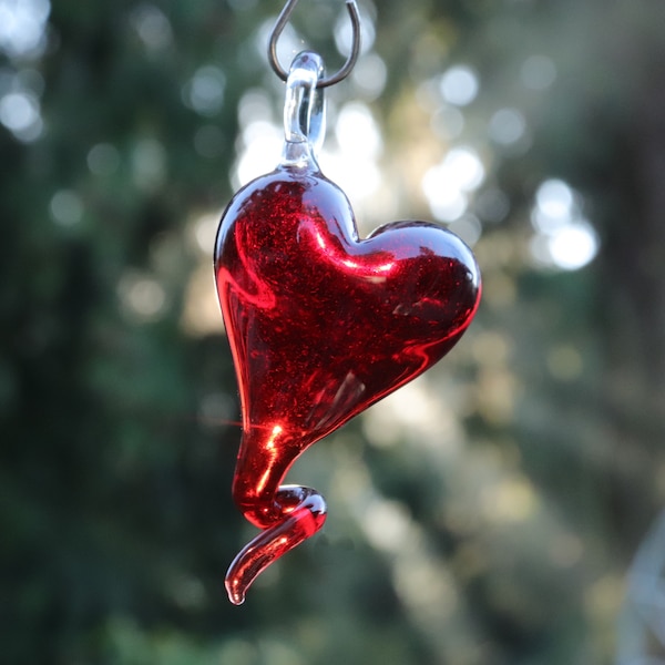 Glass Heart - Etsy