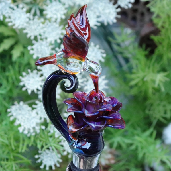 Flower Wine Stopper - Etsy
