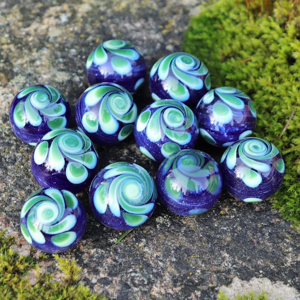 Handmade Marbles - Etsy