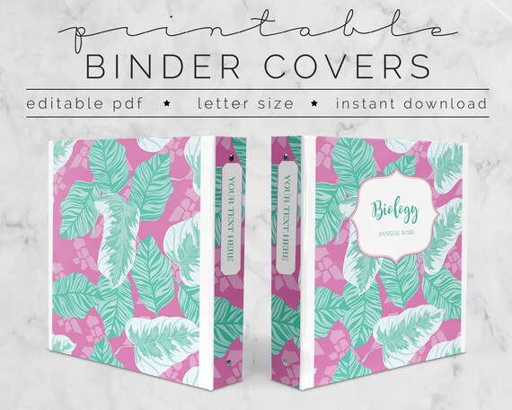 Lilly Pulitzer Binder Cover Printables