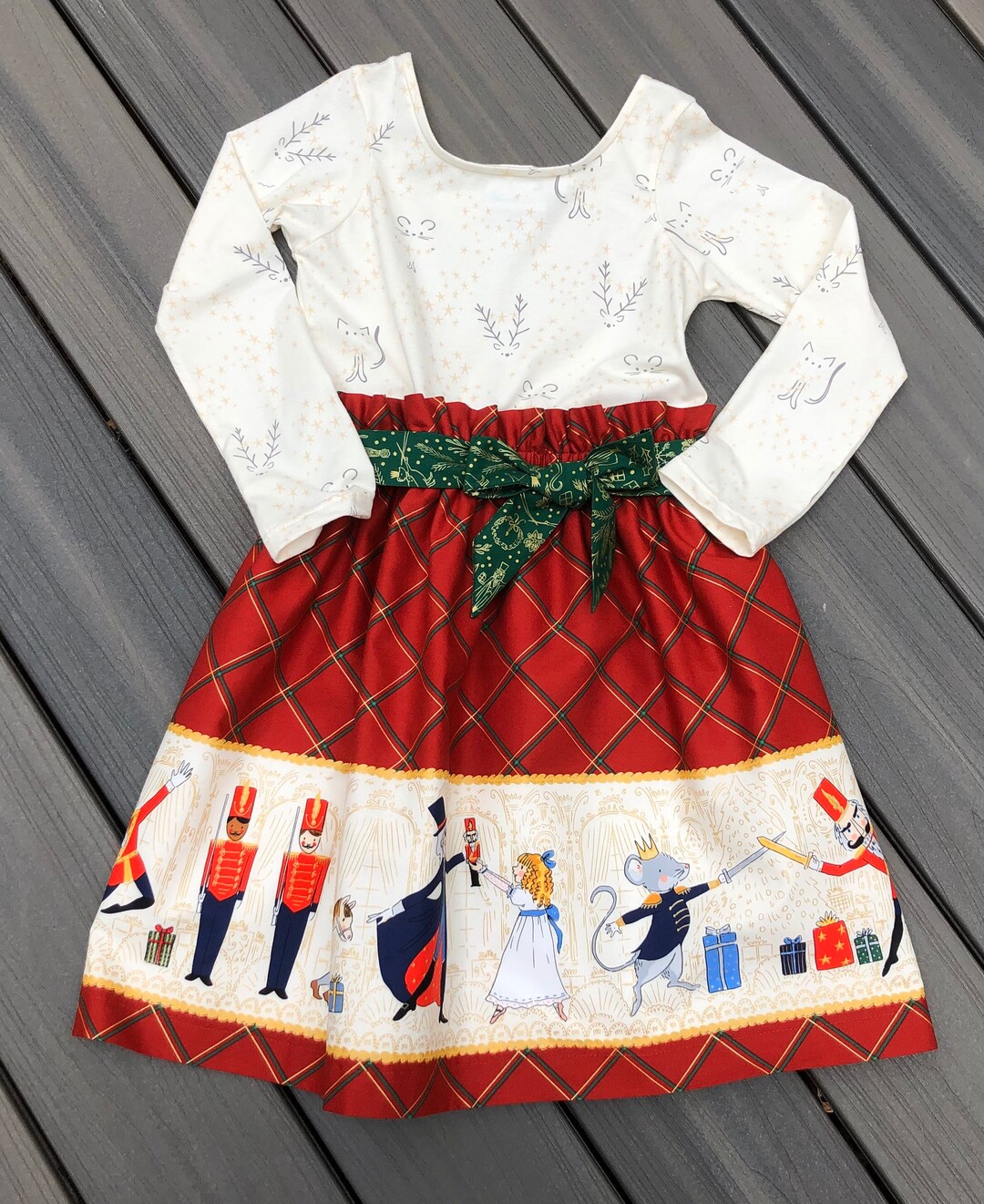 Nutcracker Dress, Girls Christmas Dress, Girls Holiday Party Dress ...