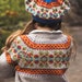 Girls Fair Isle CARDIGAN - Hand Knitted Traditional Vintage Style ...