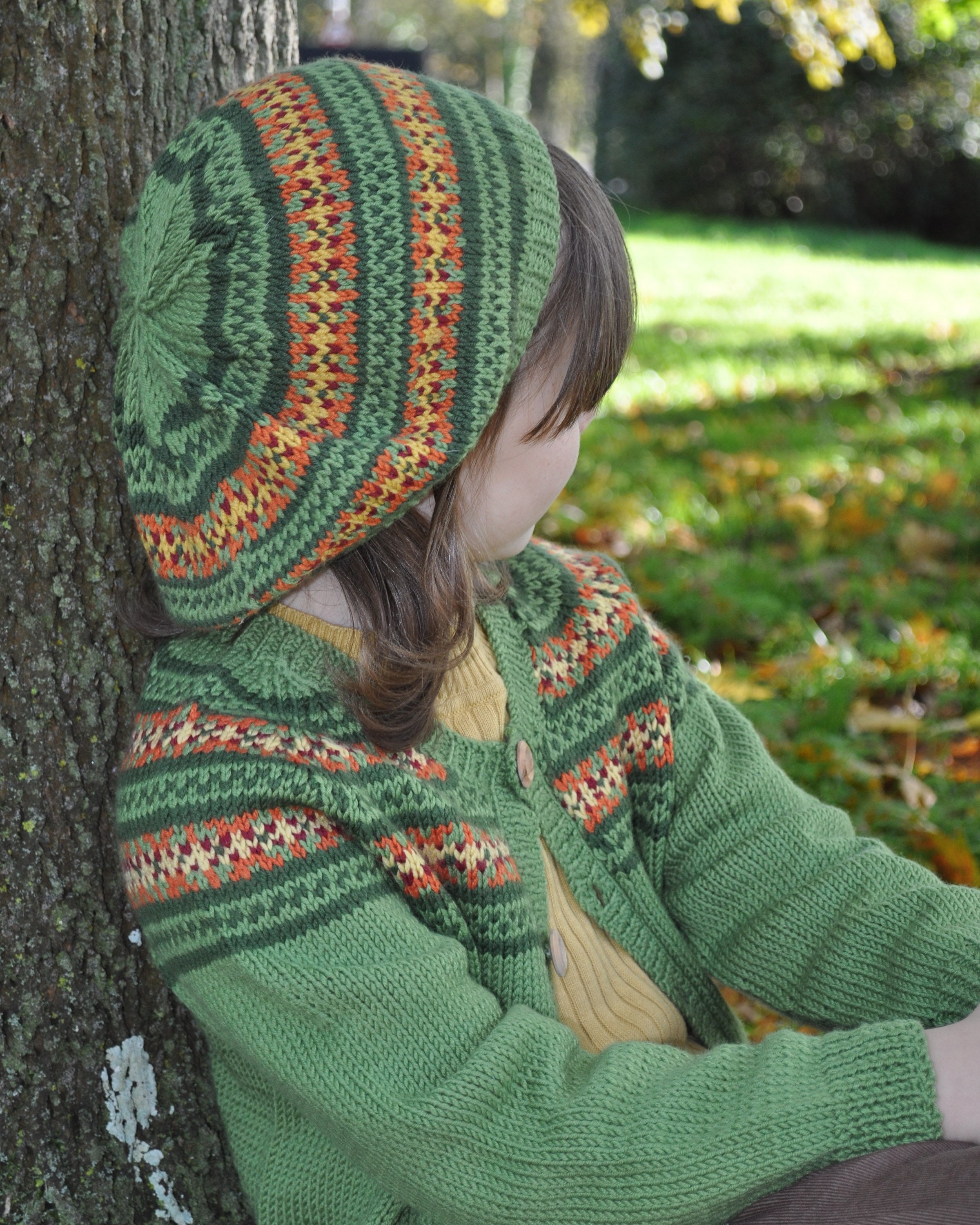 Knitting Pattern Girls and Boys Unisex Fair Isle Cardigan - Etsy