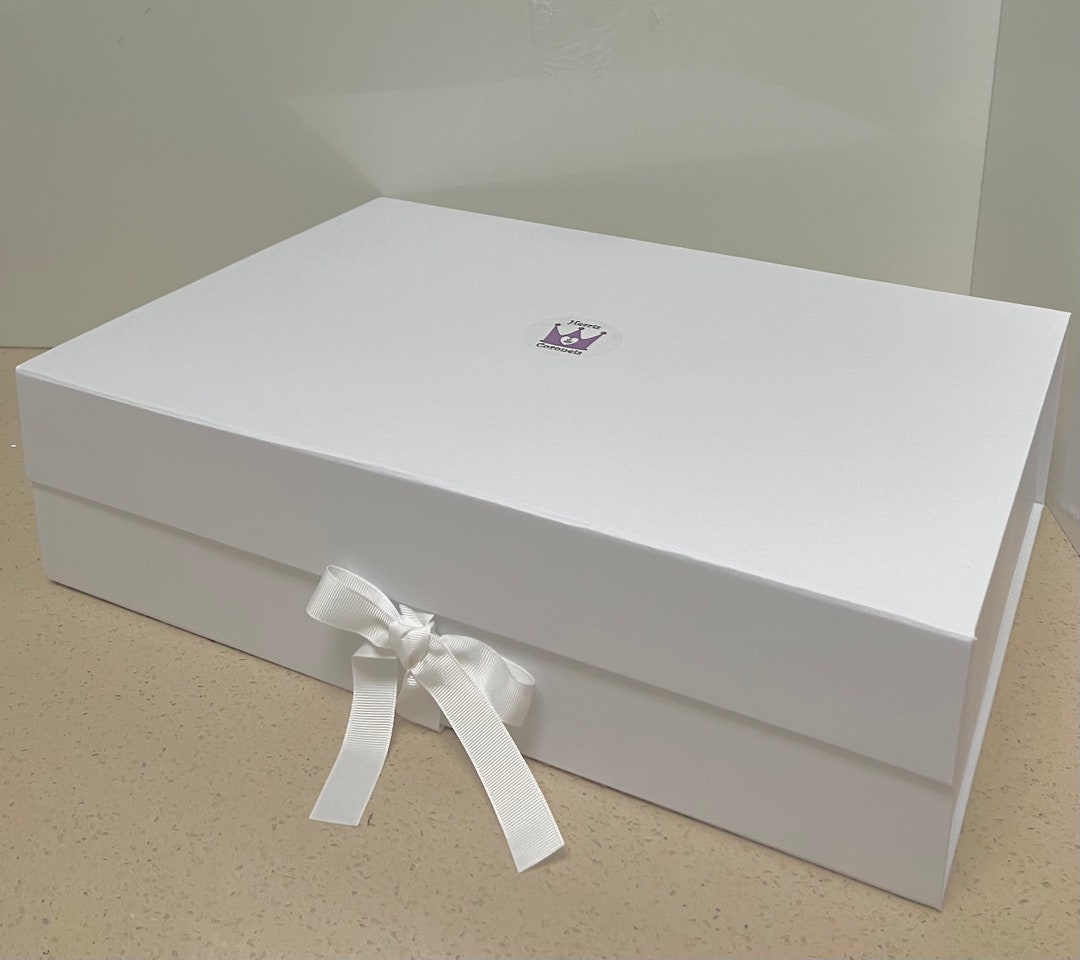 Luxury Keepsake Gift Box - 2 Sizes Small or Large White Box - Perfect ...