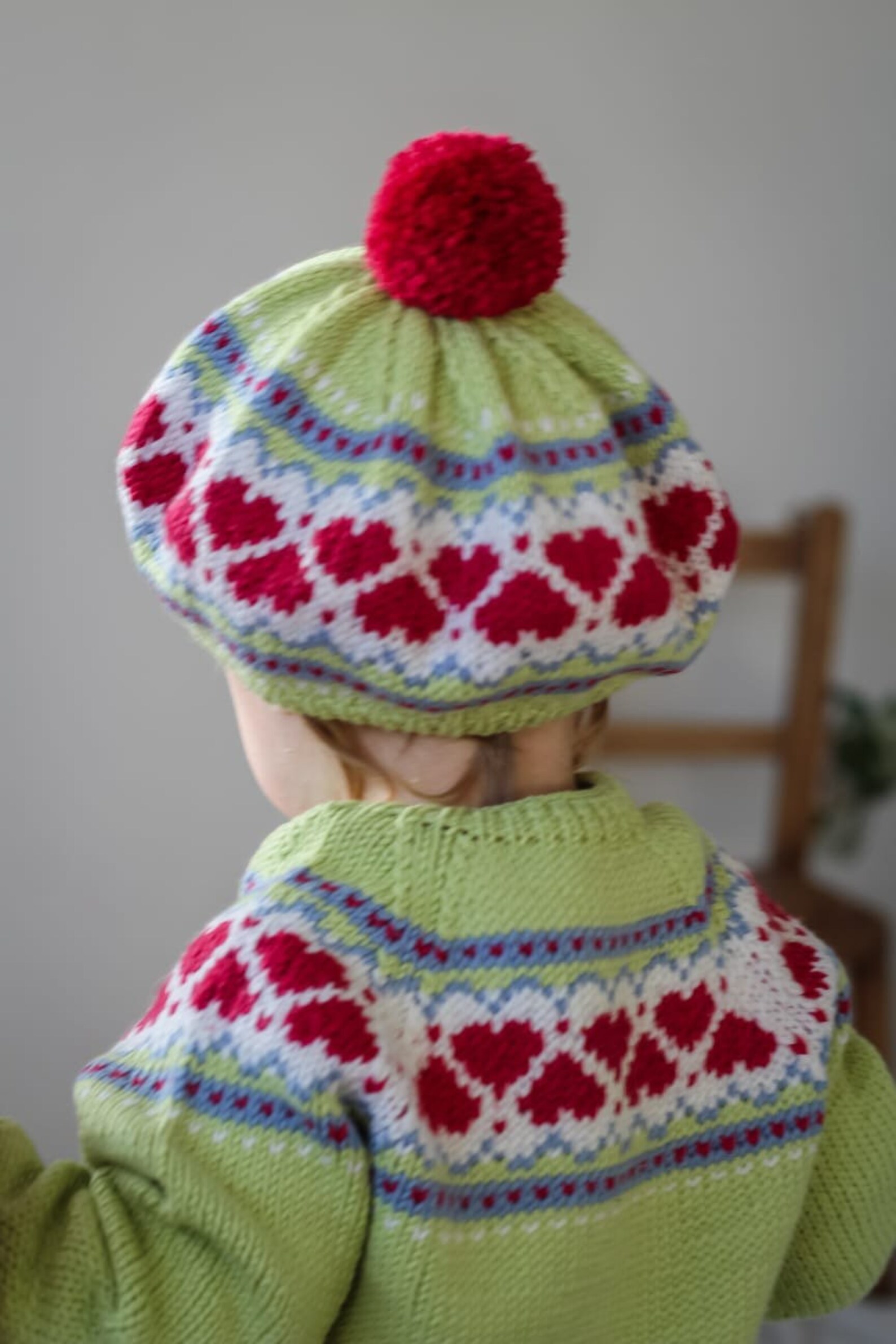 Knitting Pattern Girls DK Heart Cardigan Pattern in 4 - Etsy UK