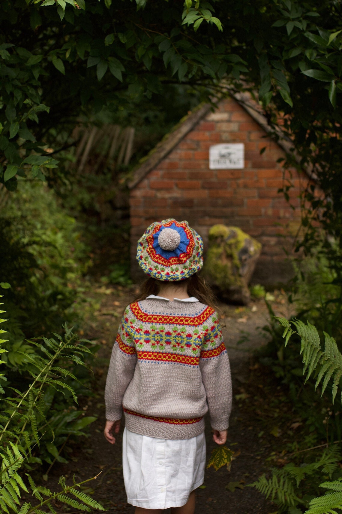Girls Fair Isle CARDIGAN Hand Knitted Traditional Vintage - Etsy