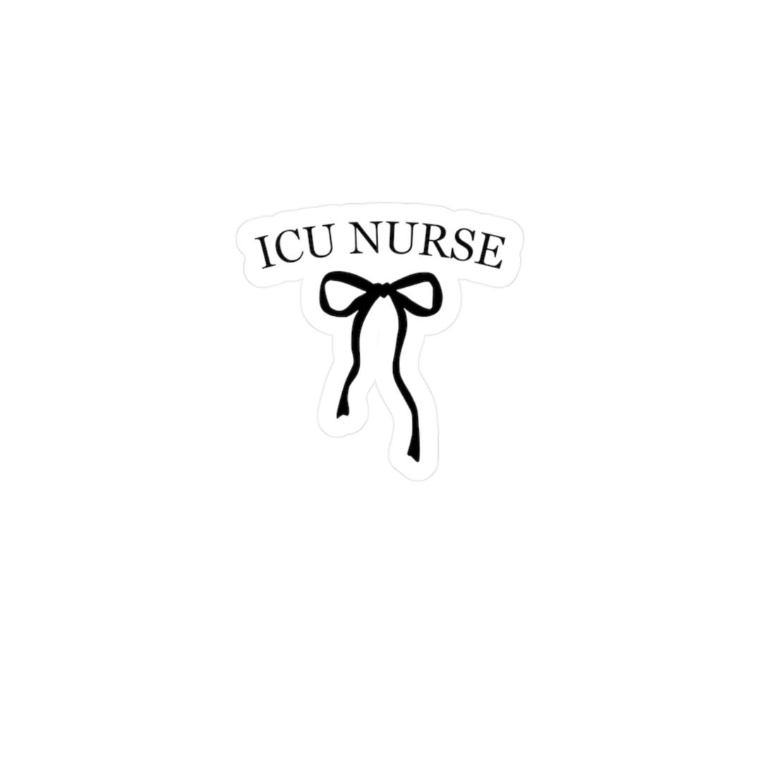 ICU Nurse Kiss-cut Vinyl Decals, Nurse Gifts, Hospital Decor, Stickers ...