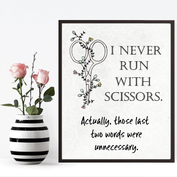 Run With Scissors - Etsy