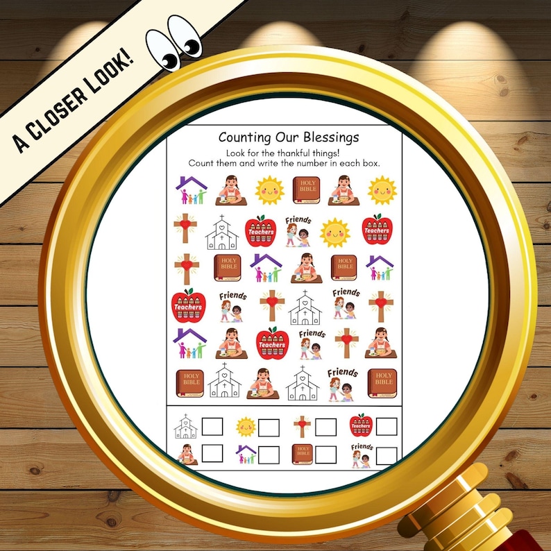 Thanksgiving Bible Activity Page for Kids Children Church Printable ...