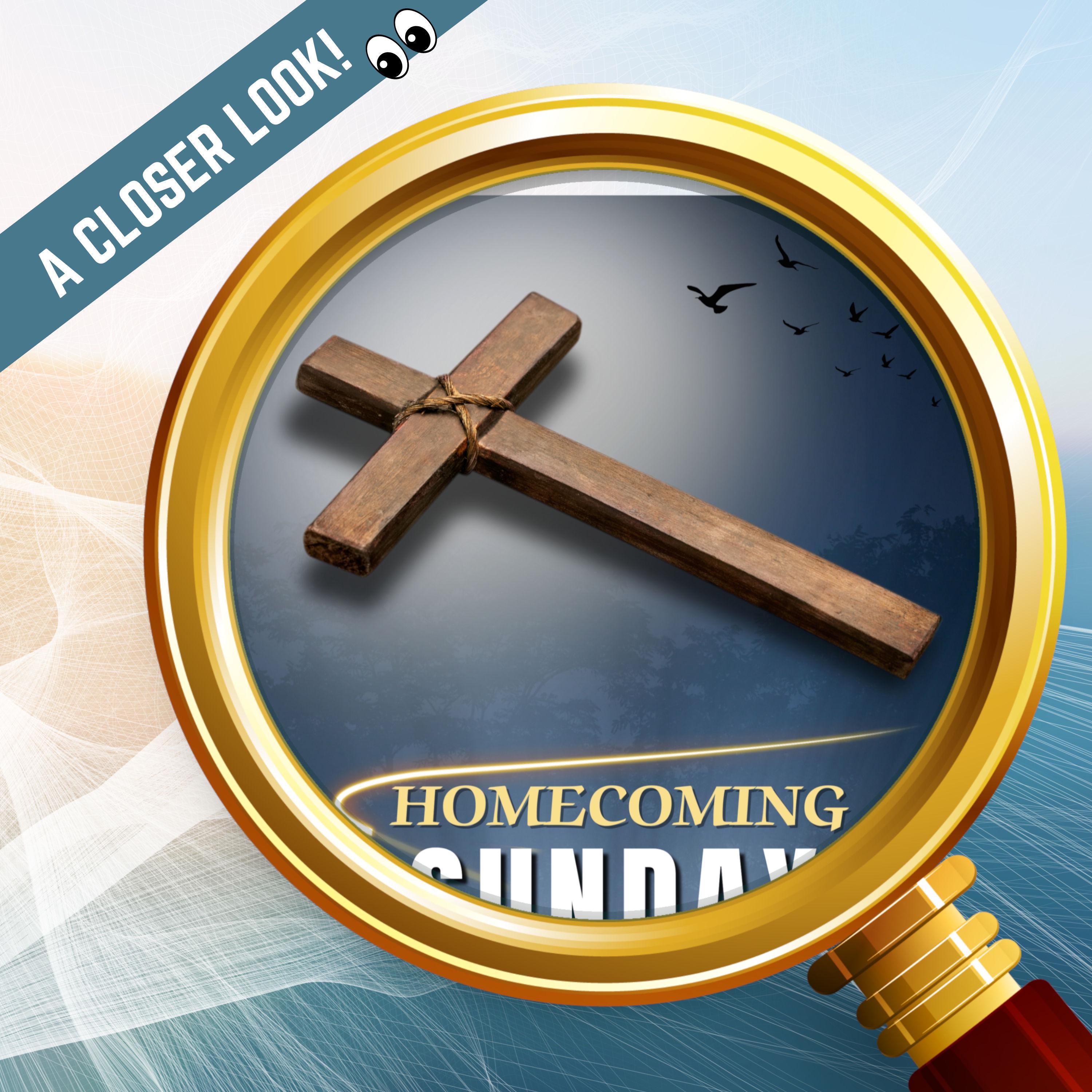 Printable Homecoming Sunday Church Bulletin Cover, Honoring Past ...