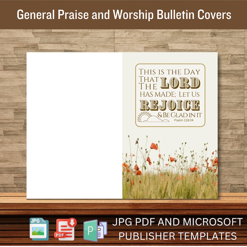 Easter Bulletin Cover - Etsy