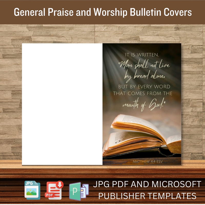 Communion Bulletin Cover - Etsy