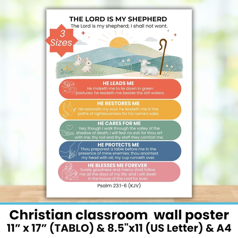 Printable 23 Red Psalm - Etsy
