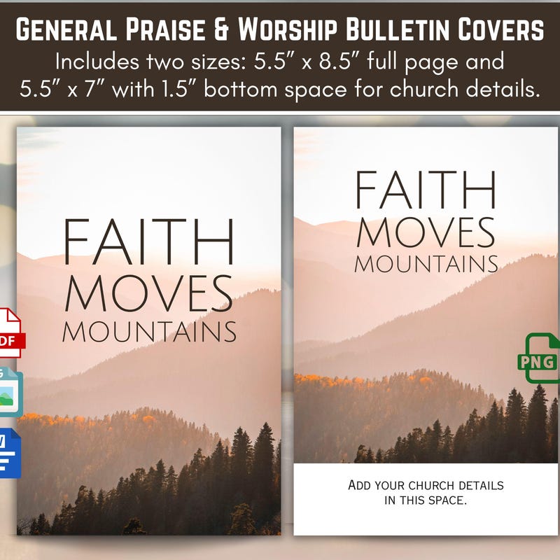 Church Bulletin Cover January - Etsy