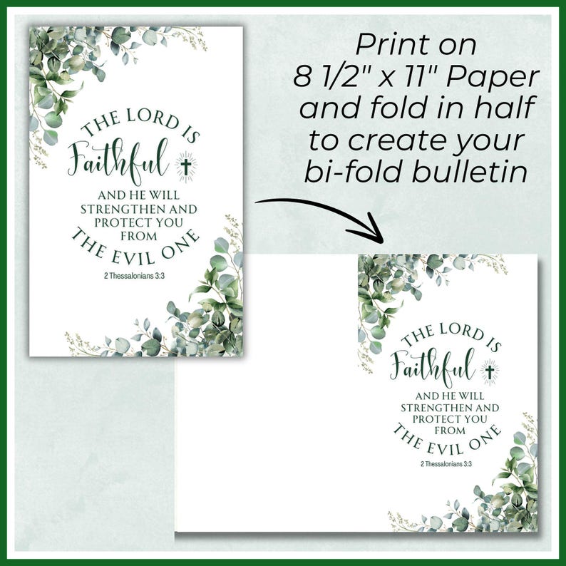 General Praise & Worship Church Bulletin Art Cover, Bible Verse the ...