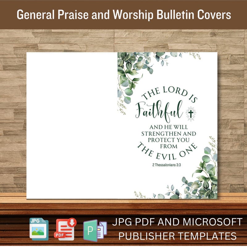 Winter Church Bulletin Covers - Etsy