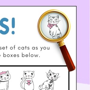 Cat Lover's I Spy Fun Games, I Spy for Kids Printable Fun Puzzles ...