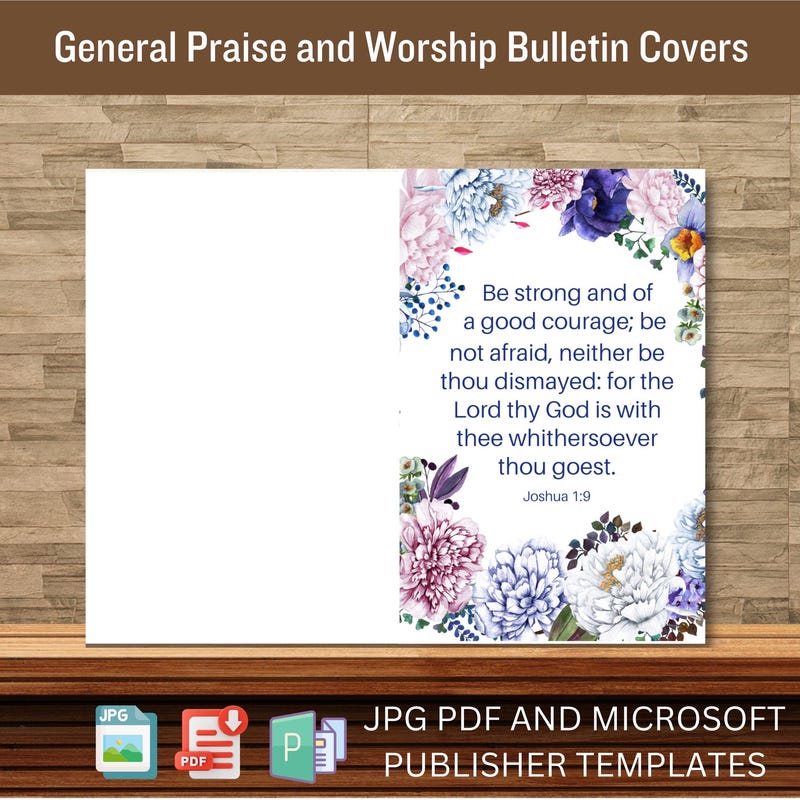 Church Bulletin Covers Spring - Etsy