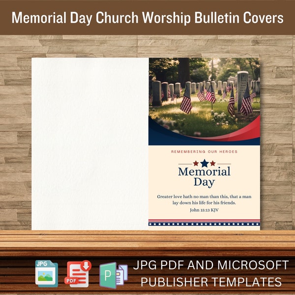 Memorial Day Scripture Card - Etsy