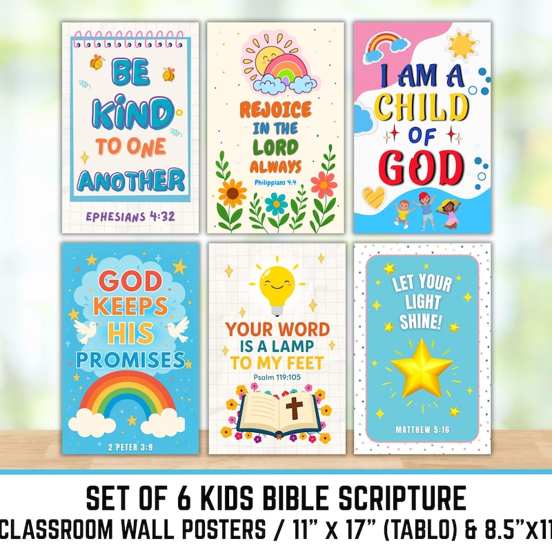 Bible Verse Posters - Etsy