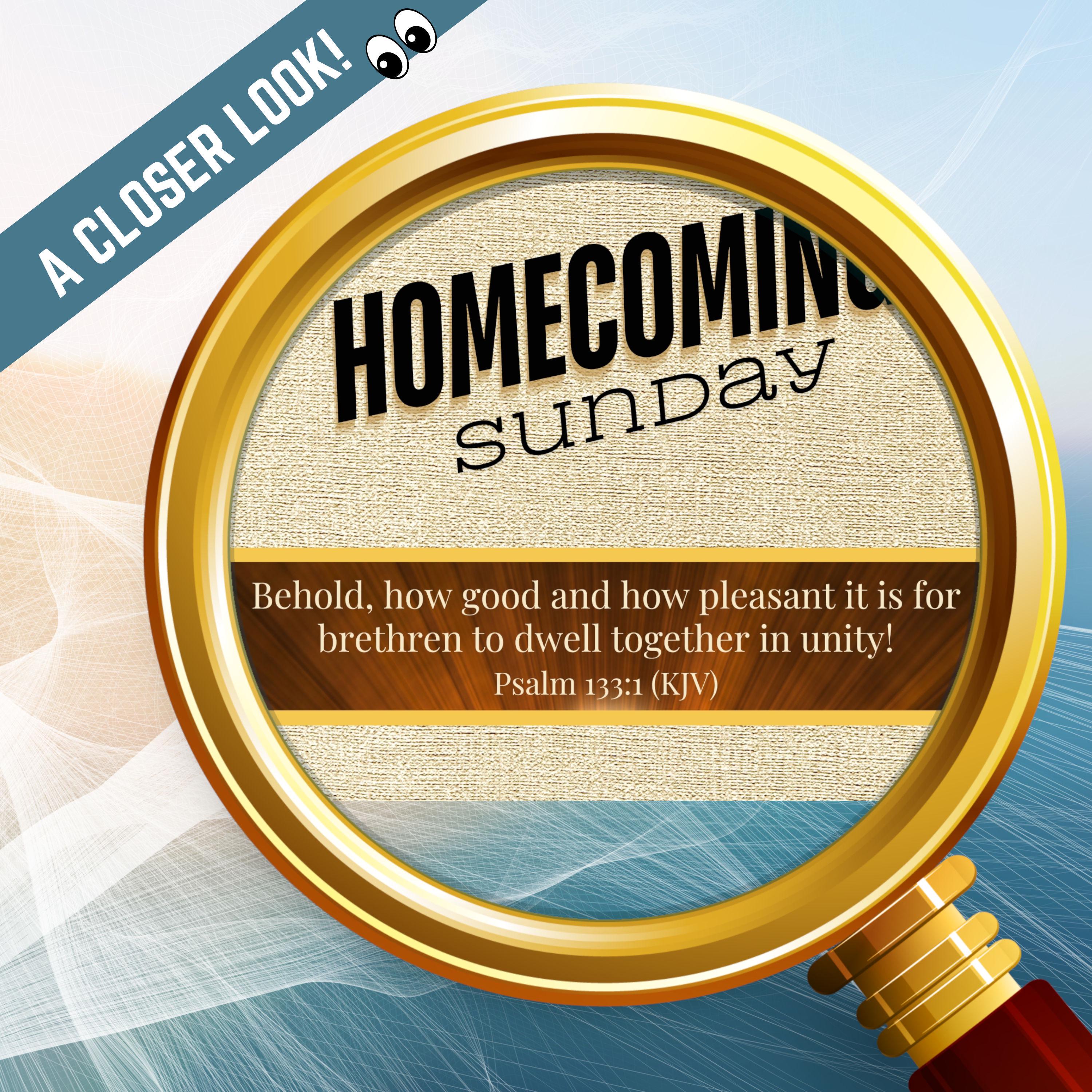 Printable Homecoming Sunday Church Bulletin Cover, Verse: How Pleasant ...