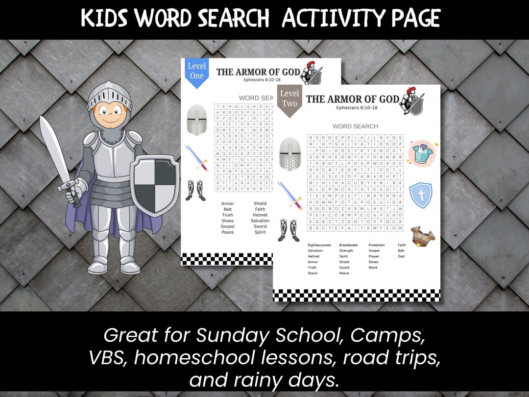 Printable Fun Kids Word Search Bible Verse Puzzle for Homeschool ...
