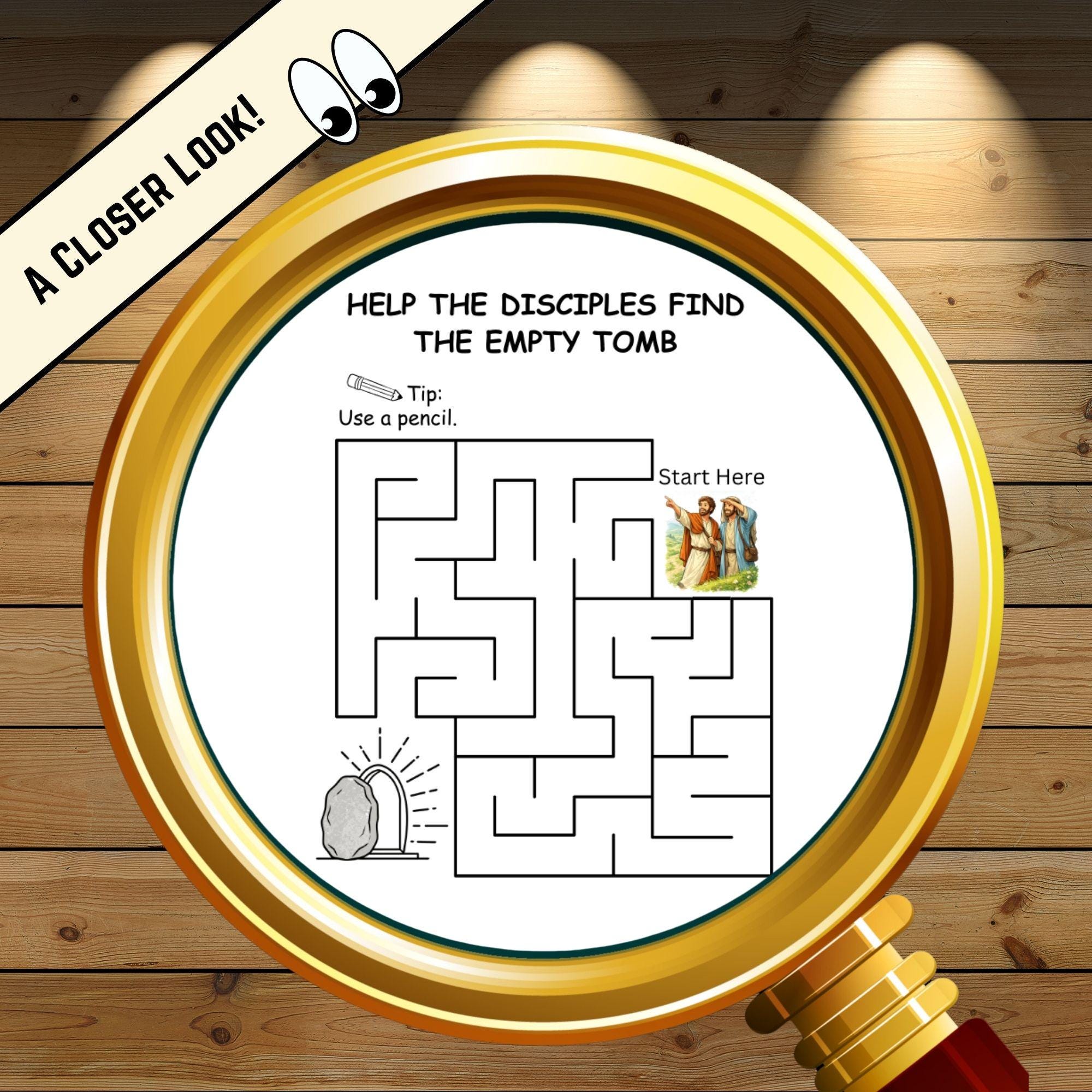 Easter Jesus is Alive Bible Activity Sheets for Kids Sunday School Home ...