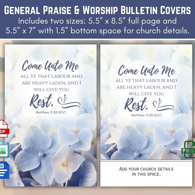 Spring Church Bulletin Covers - Etsy