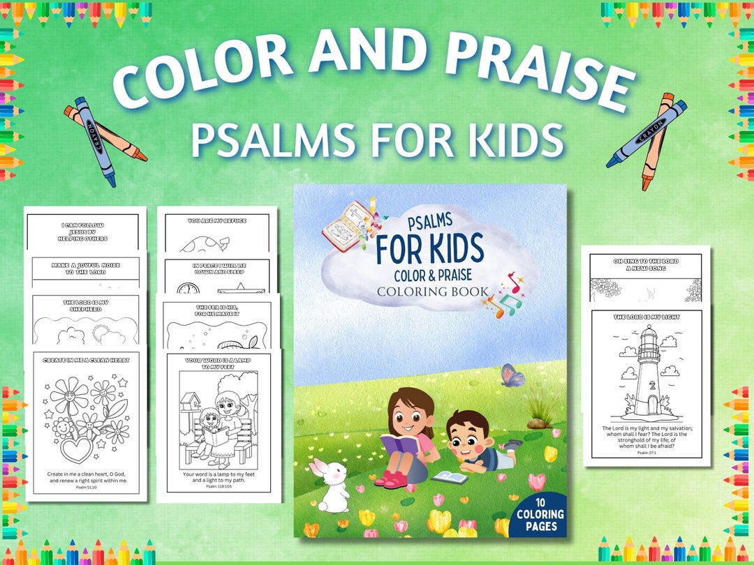Bible Verse Coloring Pages for Kids, Christian Printables for ...