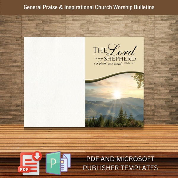 Church Anniversary Bulletin Cover - Etsy