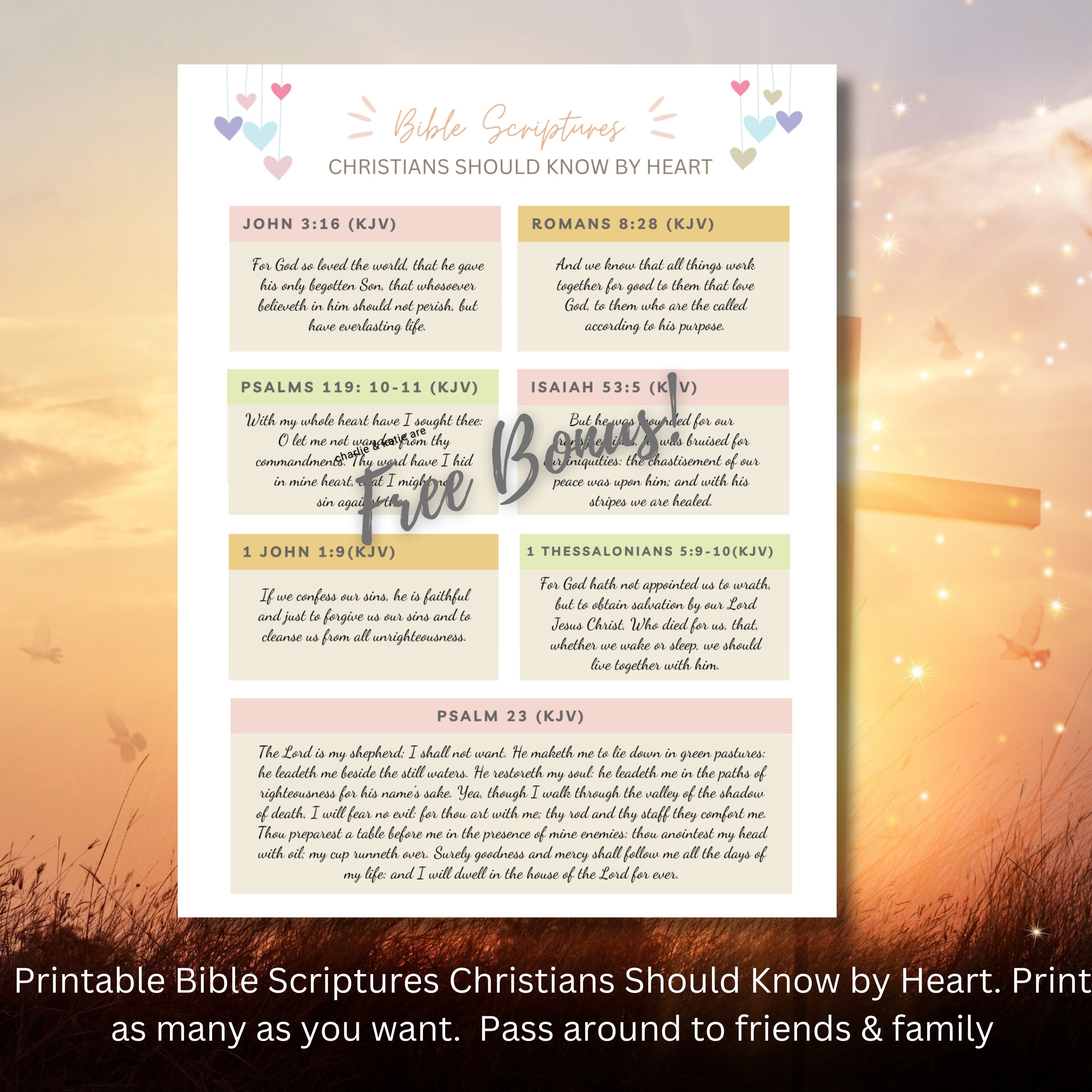 Church Bulletin Cover and Template General Praise and Worship Service ...