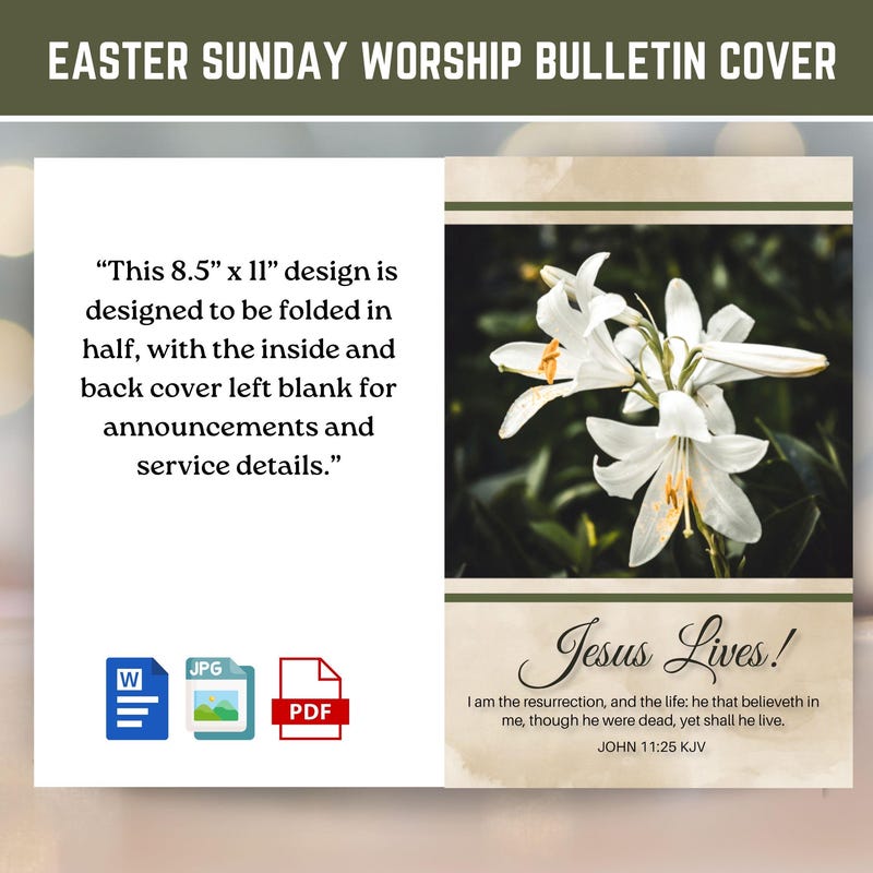 Holy Week Bulletin Covers - Etsy
