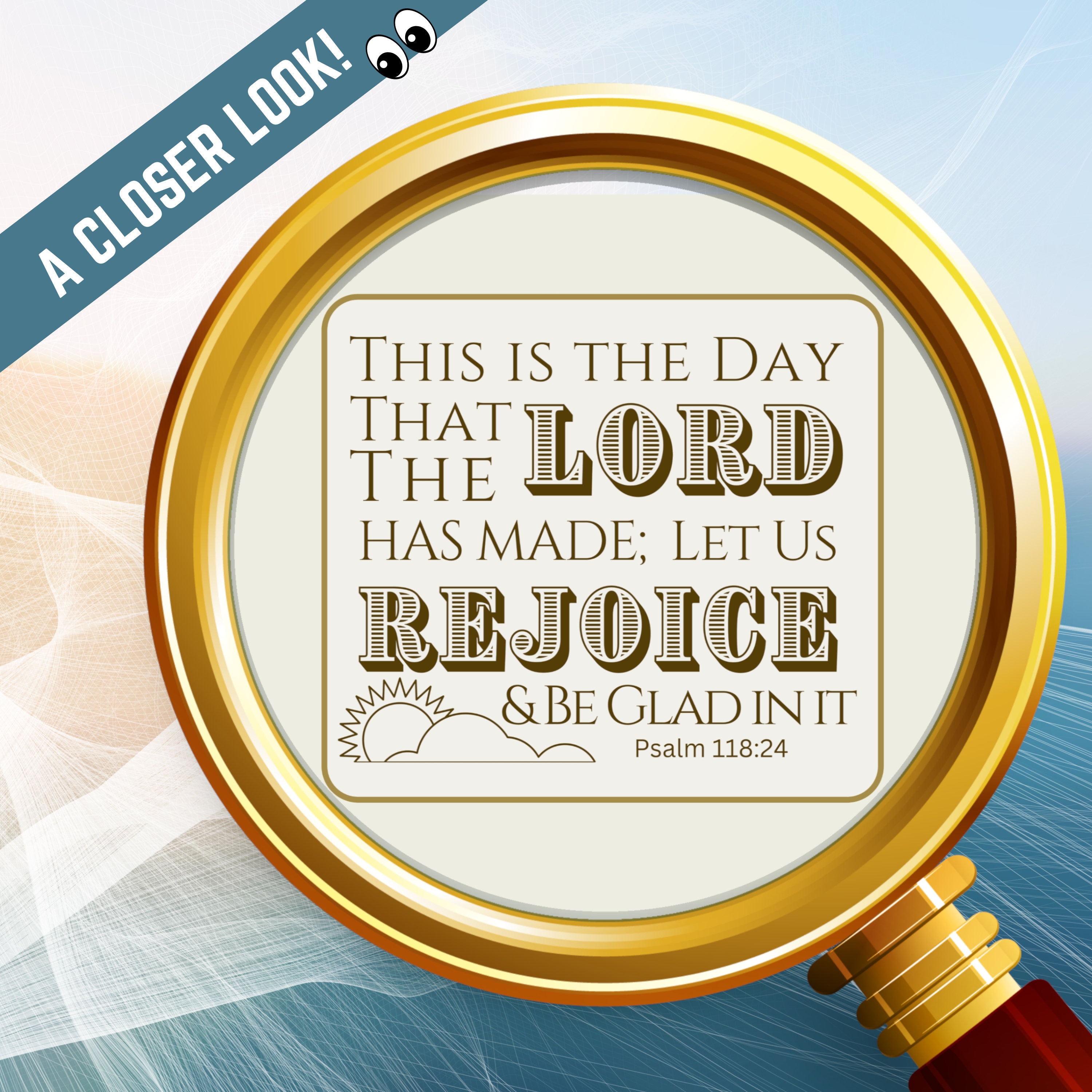 This is the Day the Lord Has Made Church Bulletin Cover & Template for ...