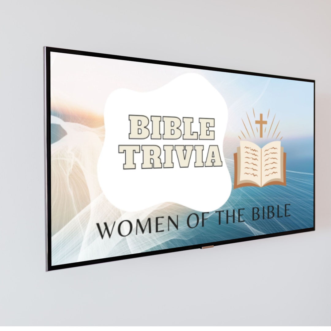 MP4 Trivia Video Themed Women of the Bible With Music & Countdown Timer ...