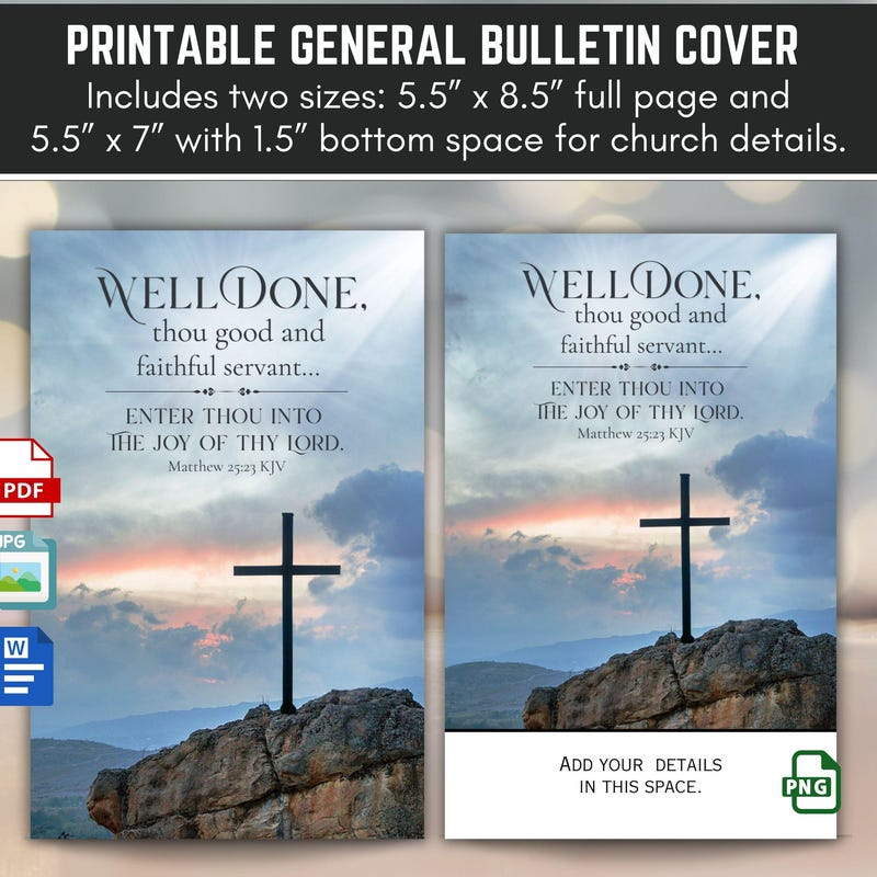 Funeral Bulletin Covers - Etsy