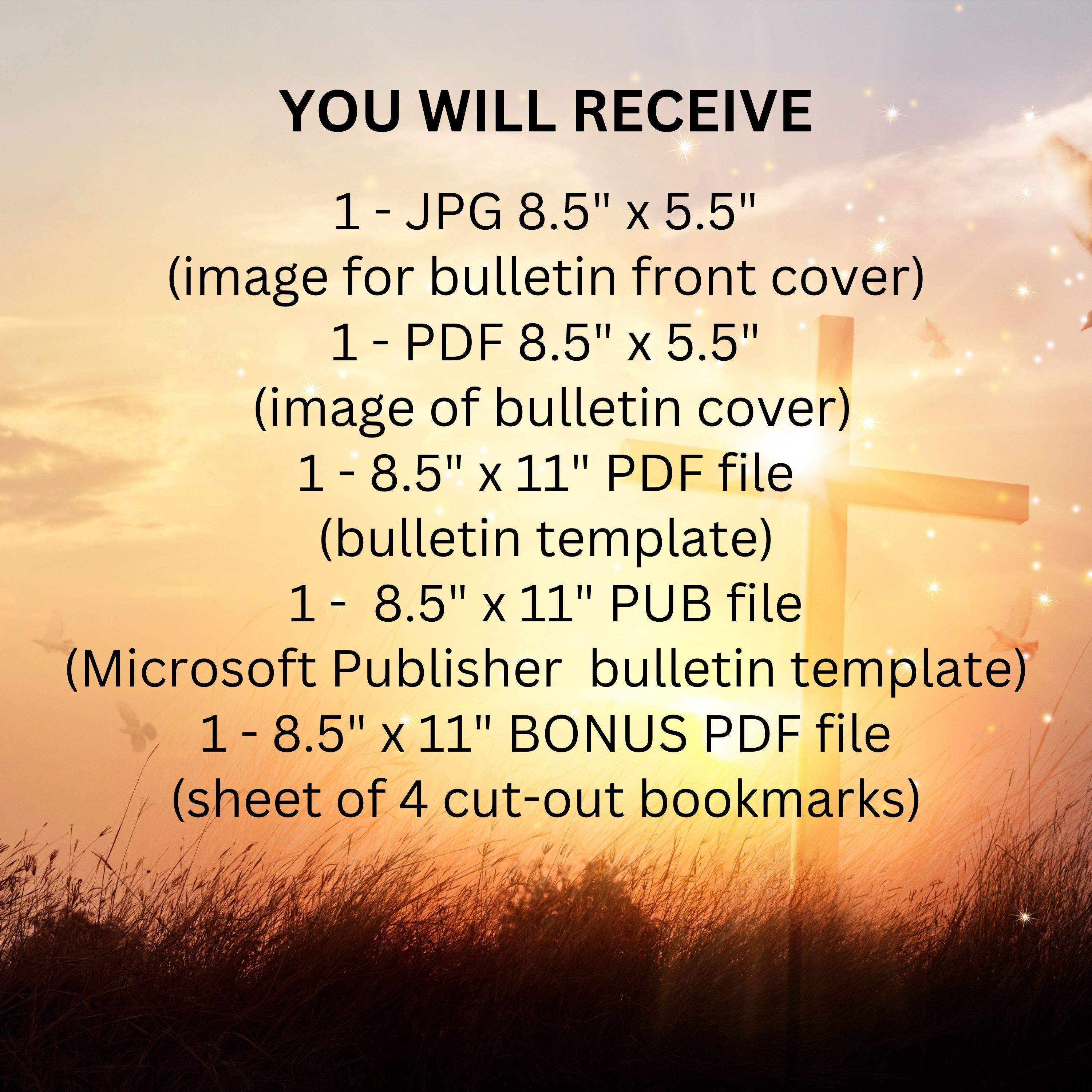 General Worship Church Bulletin Cover Waymaker Promise Keeper Miracle ...