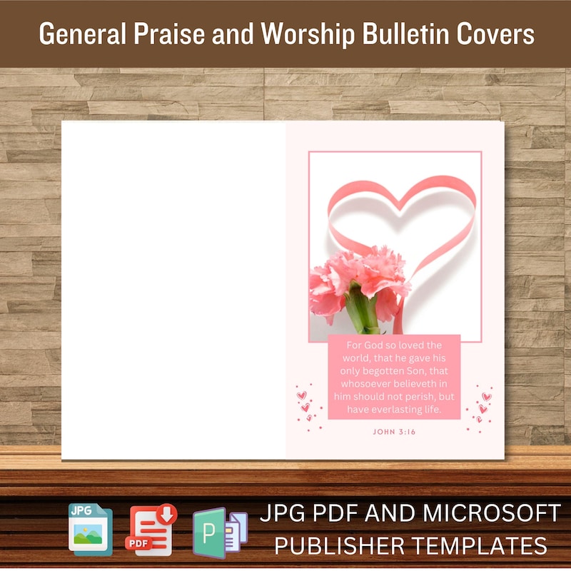 February Church Bulletin Covers - Etsy