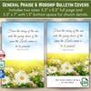 Printable Church Bulletin Cover - PLUS Canva Template - 8.5 X 11 Bi ...