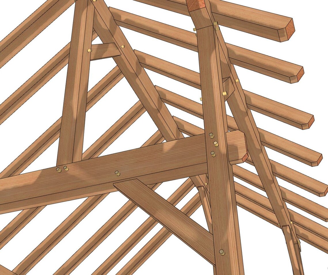 12x16 Saltbox Timber Frame - Etsy