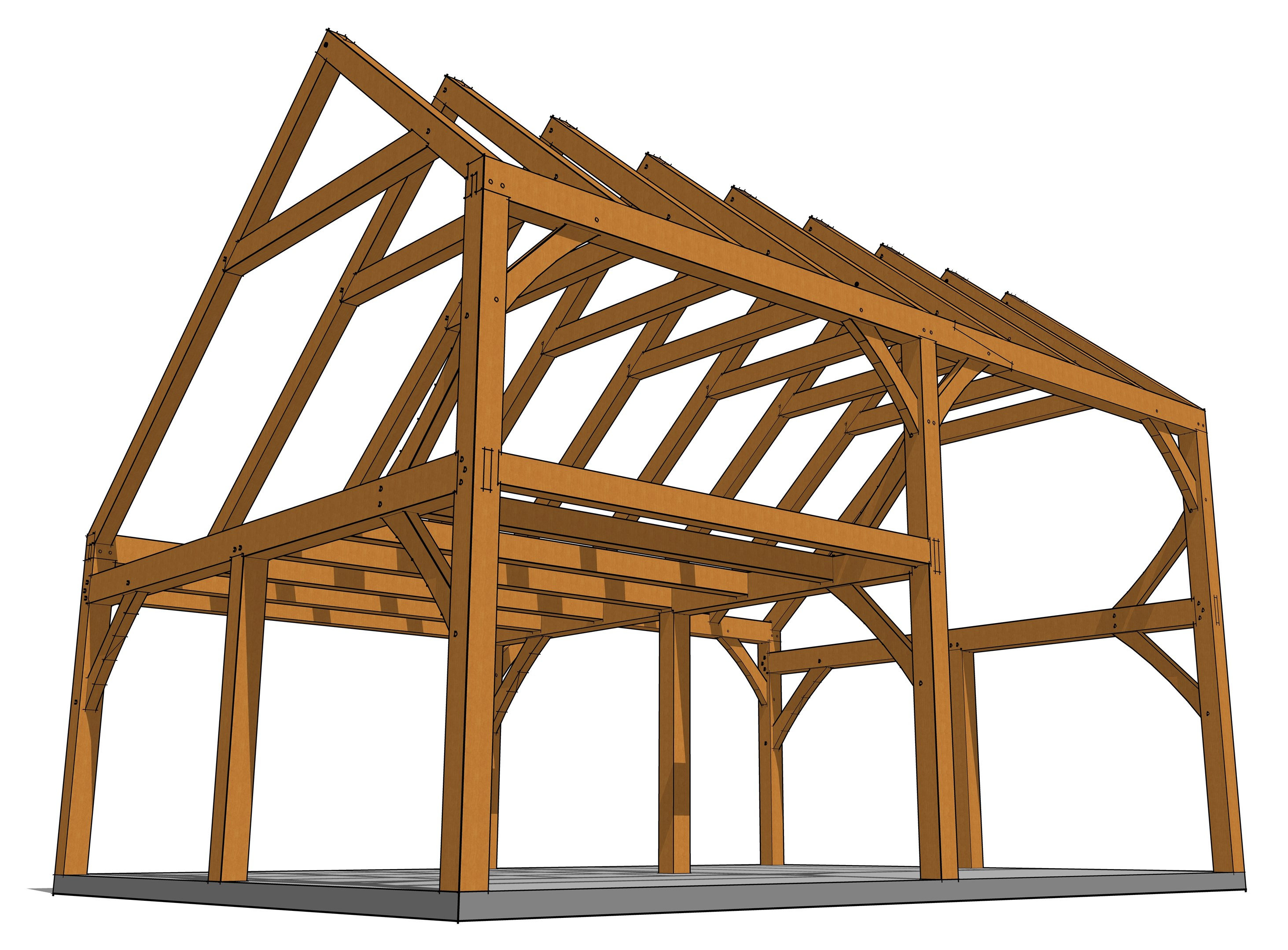 28×20 Saltbox Plan - Etsy Canada