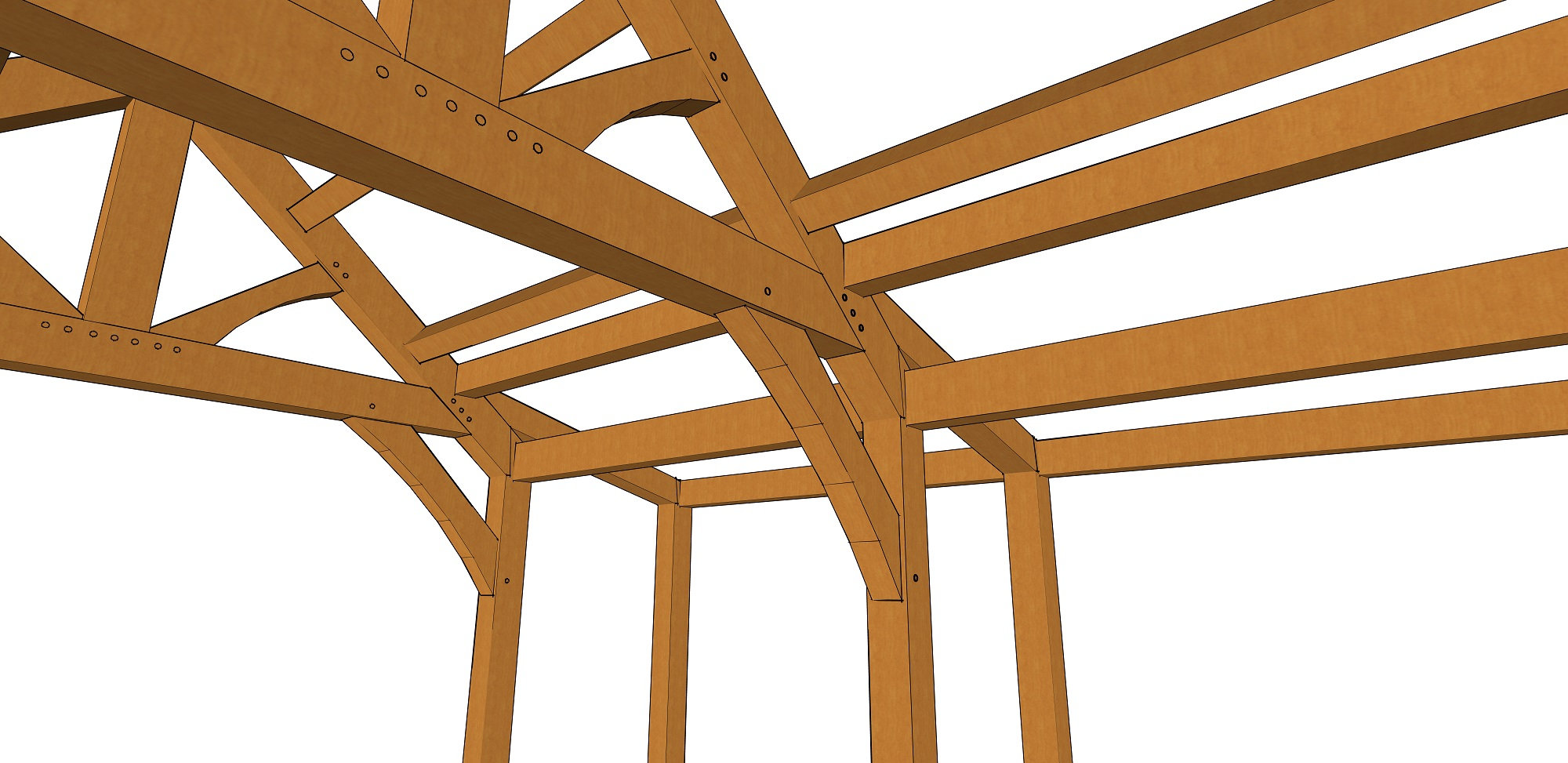 20x20 Timber Frame Plan - Etsy